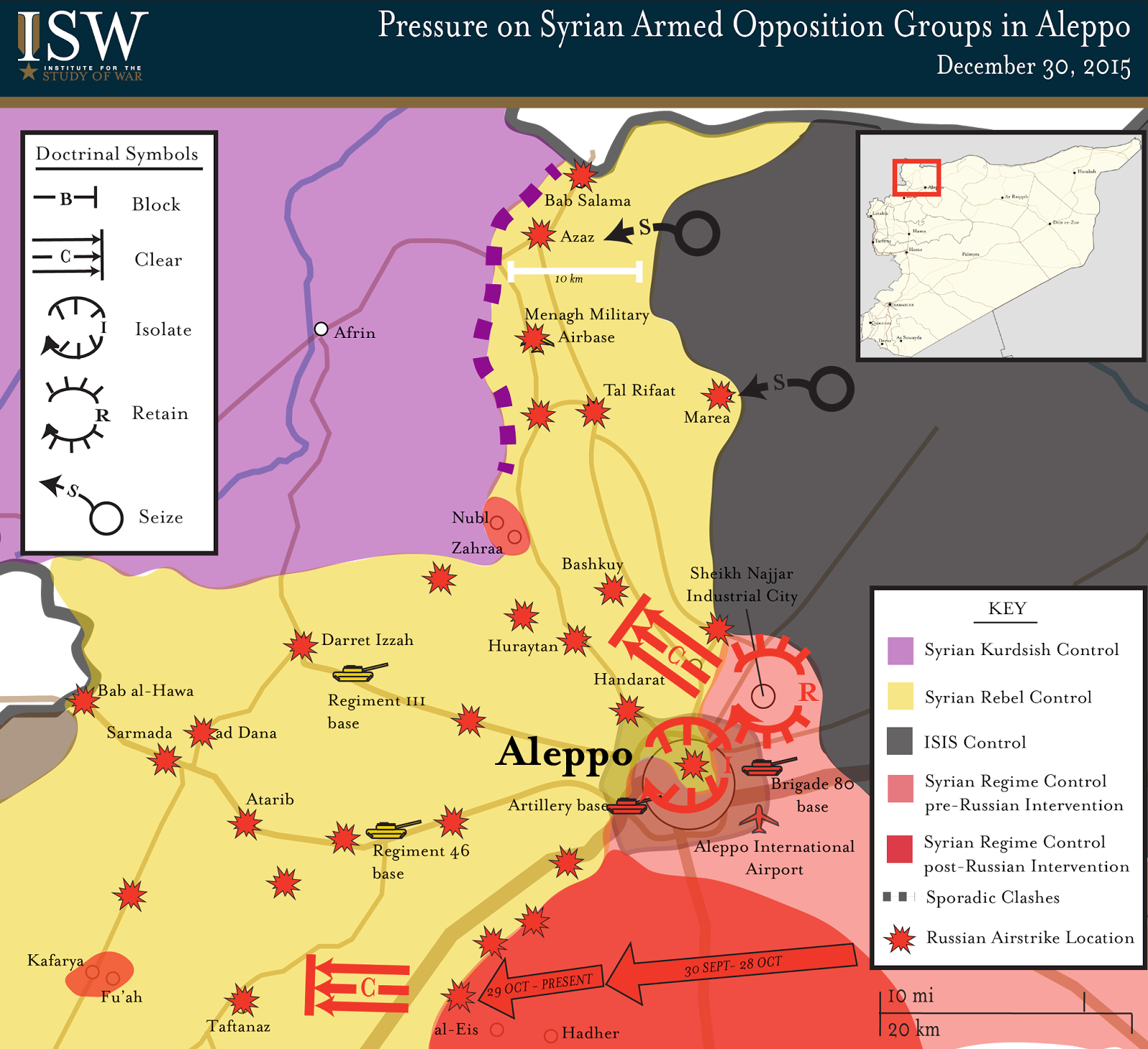 Pressure on Syrian Armed Opposition Groups in Aleppo: December 30, 2015 ...
