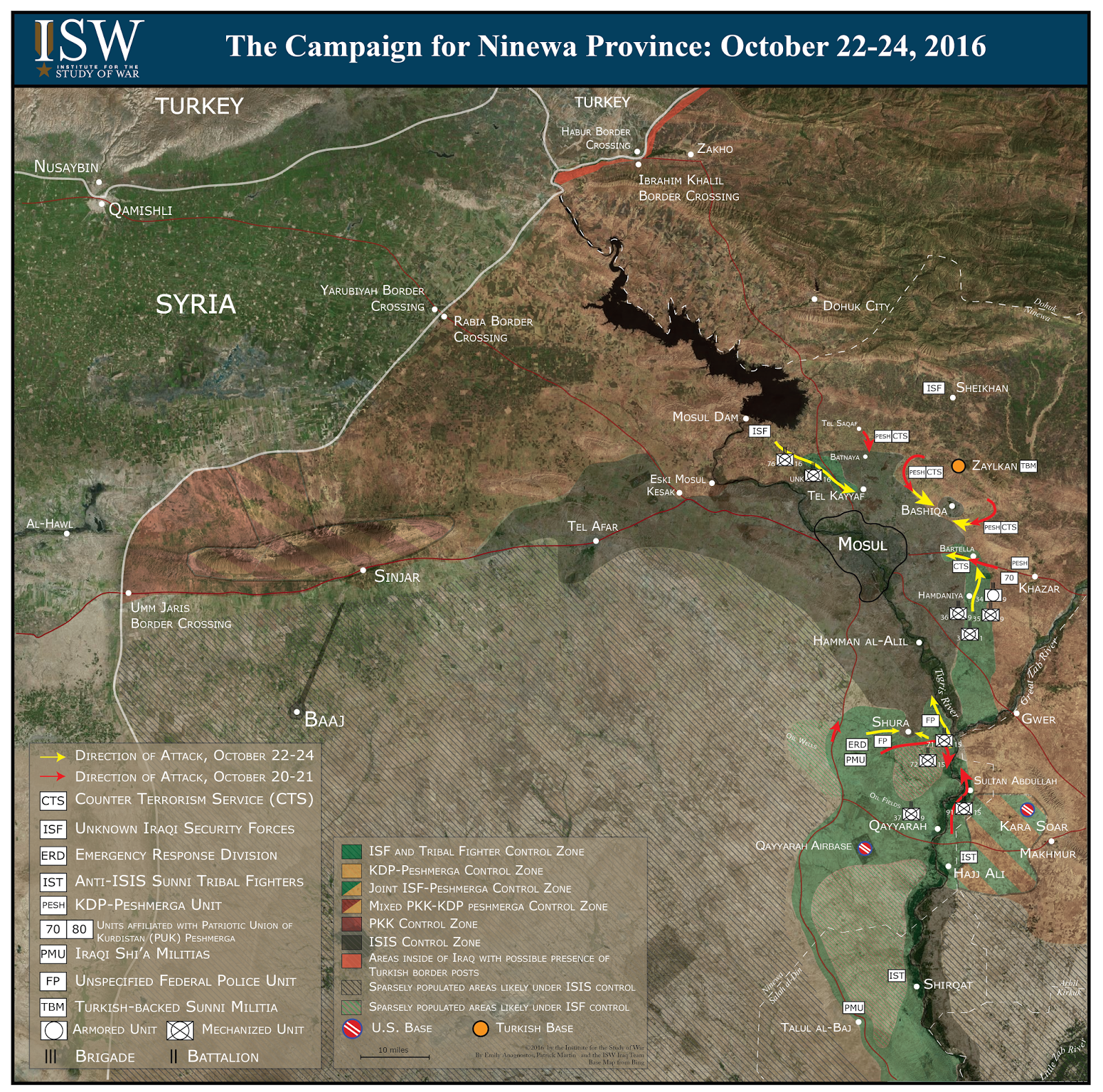 The Campaign For Ninewa Province: October 22-24, 2016 | ISW
