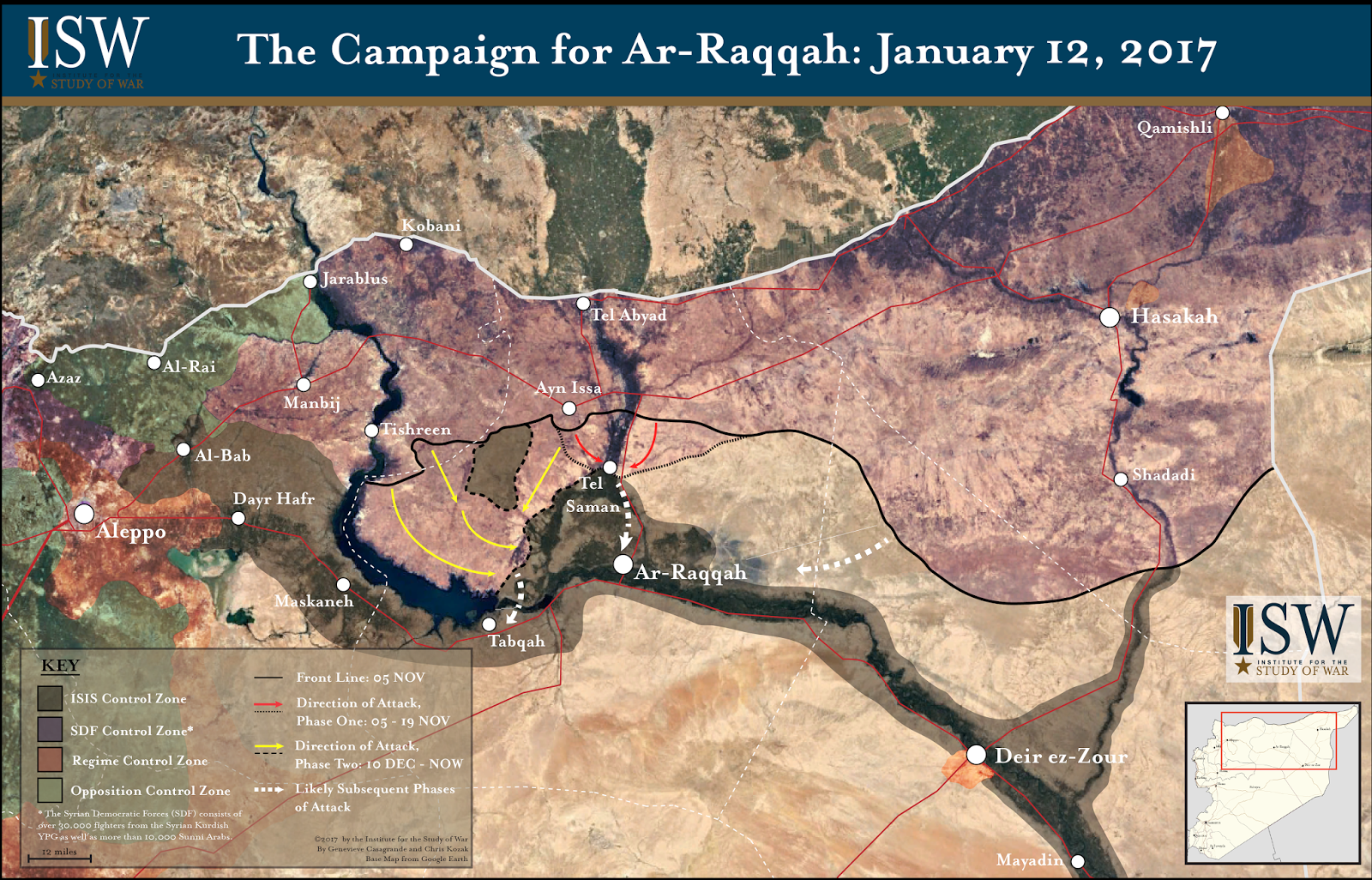 The Campaign for Ar-Raqqah: January 12, 2017 | ISW