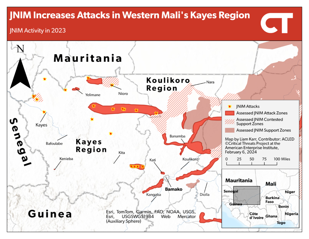 Jnim Increases Attacks in Western Mali's Kayes Region | ISW