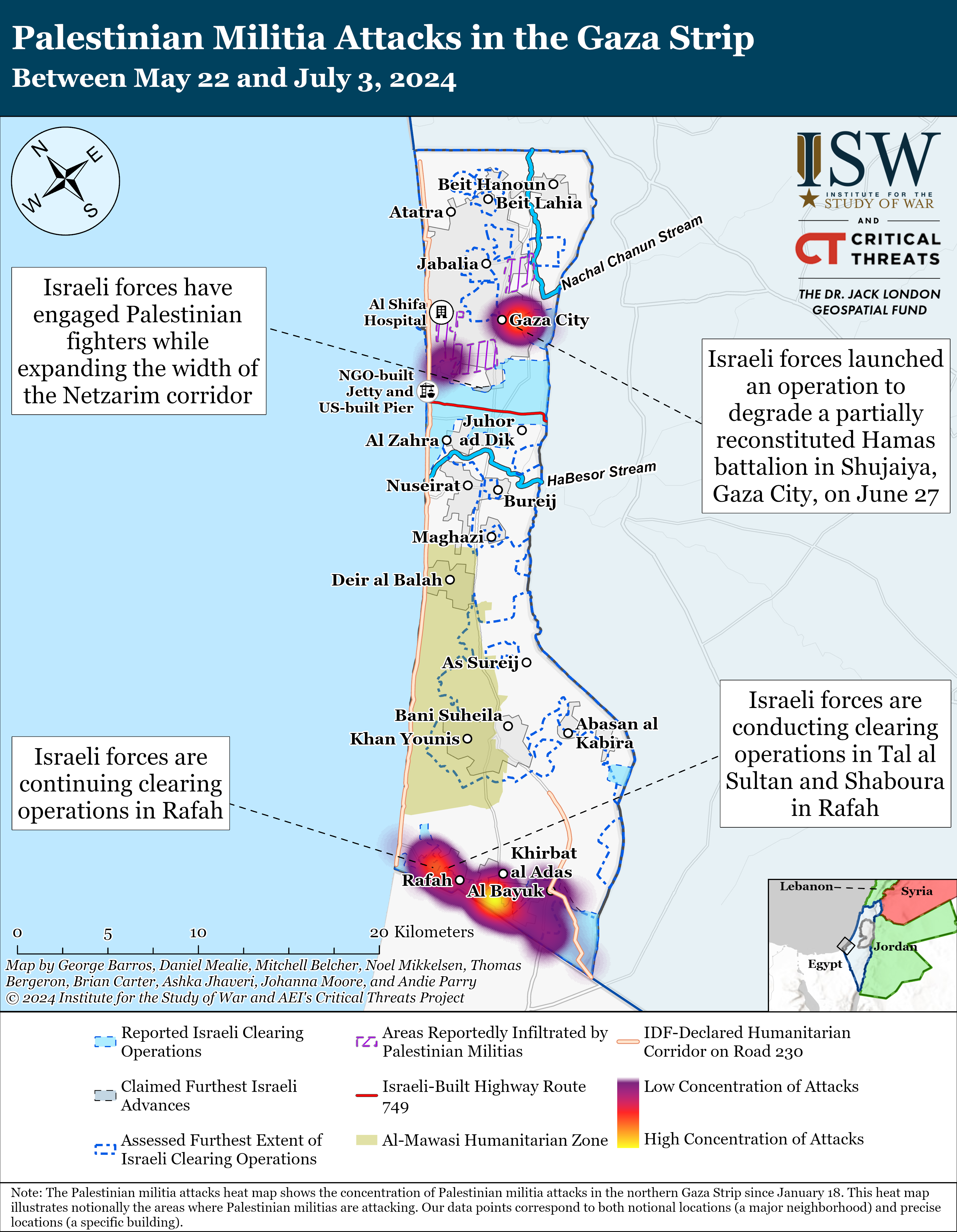 Palestinian Militia Attacks in the Gaza Strip Between May 22 and July 3 ...