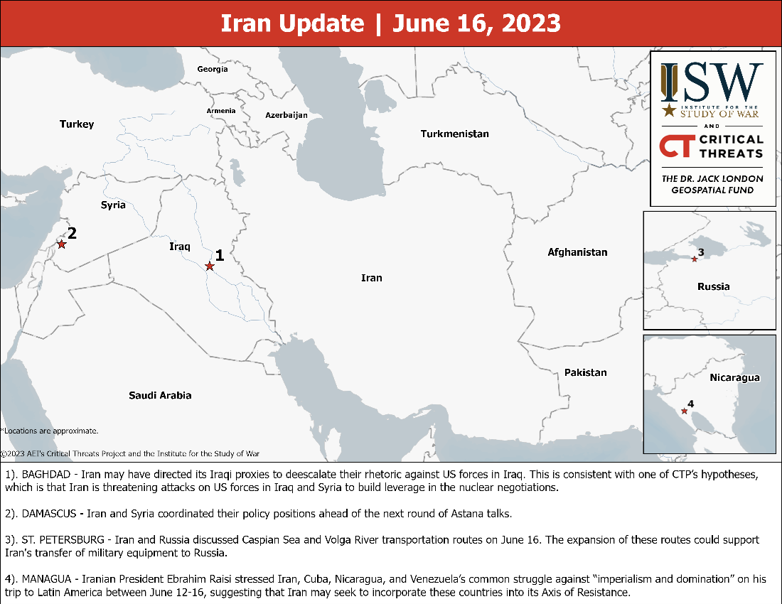 Iran Update, June 16, 2023 | ISW