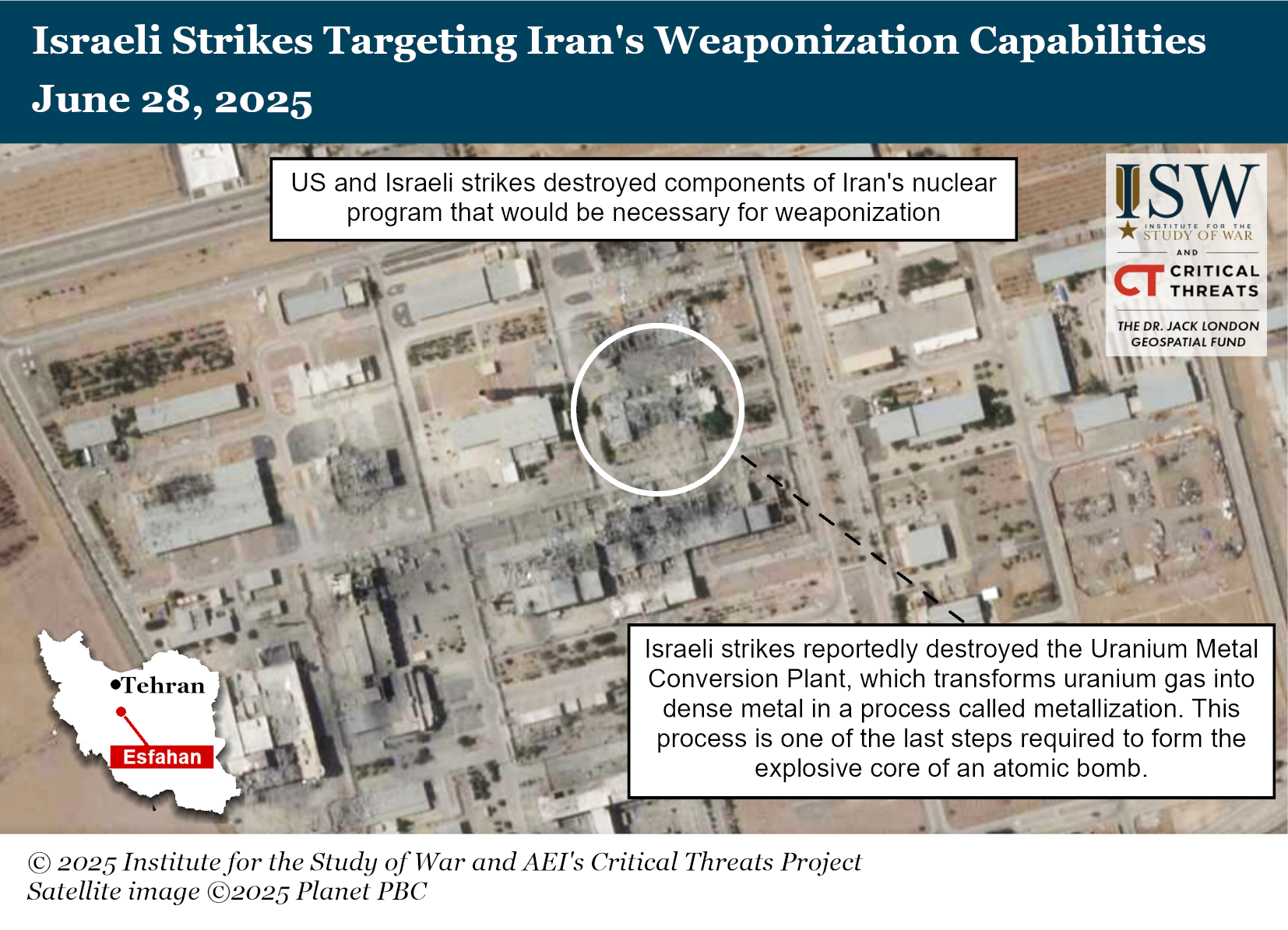 Israeli Strikes Targeting Iran’s Weaponization Capabilities June 28 ...