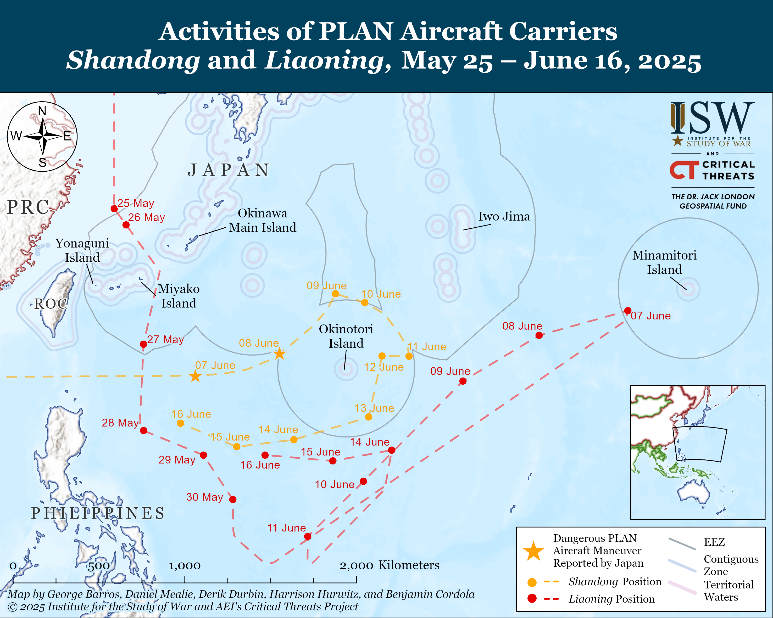Activities of Plan Aircraft Carriers Shandong and Liaoning, May 25 ...