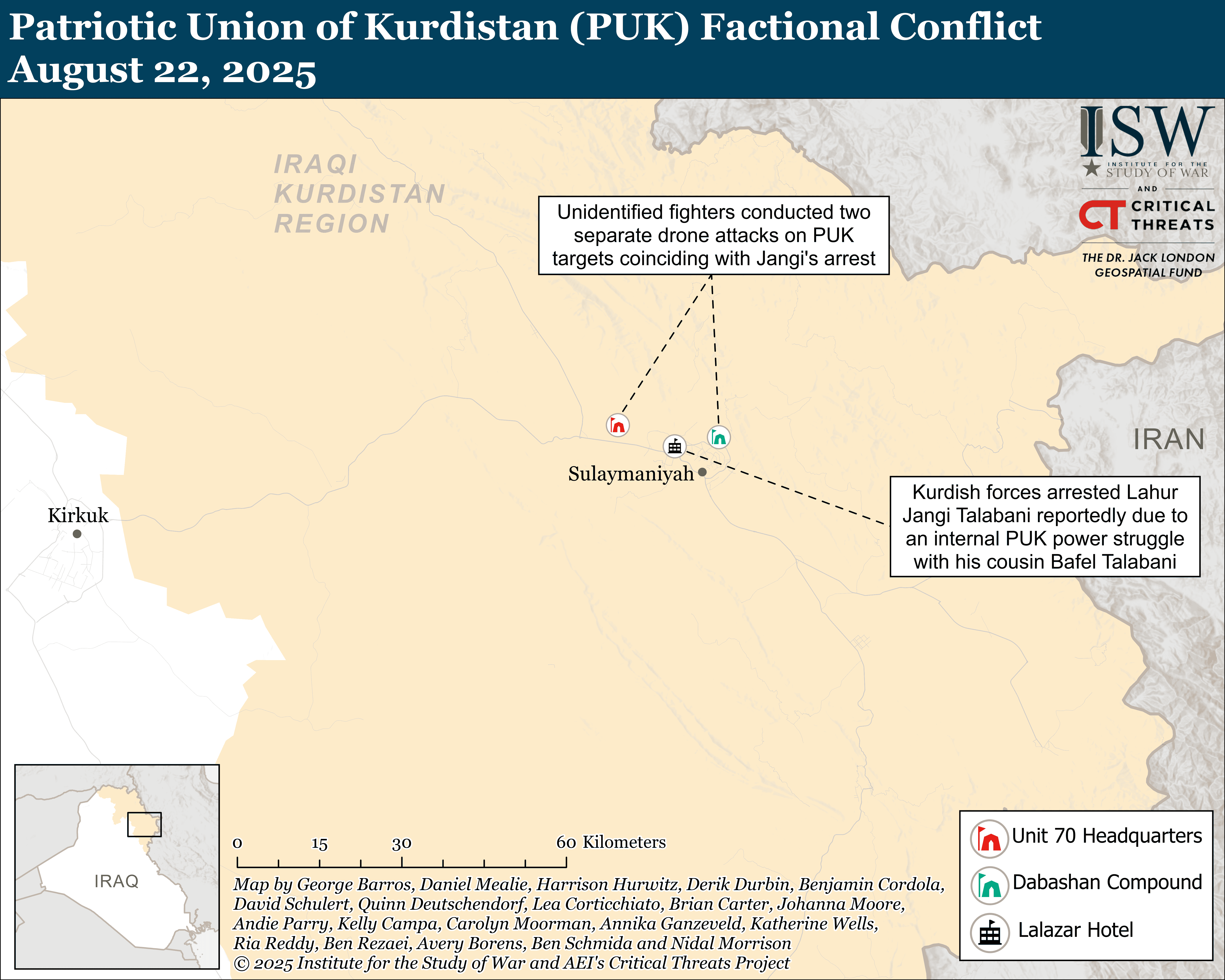Patriotic Union of Kurdistan (PUK) Factional Conflict, August 22, 2025 ...