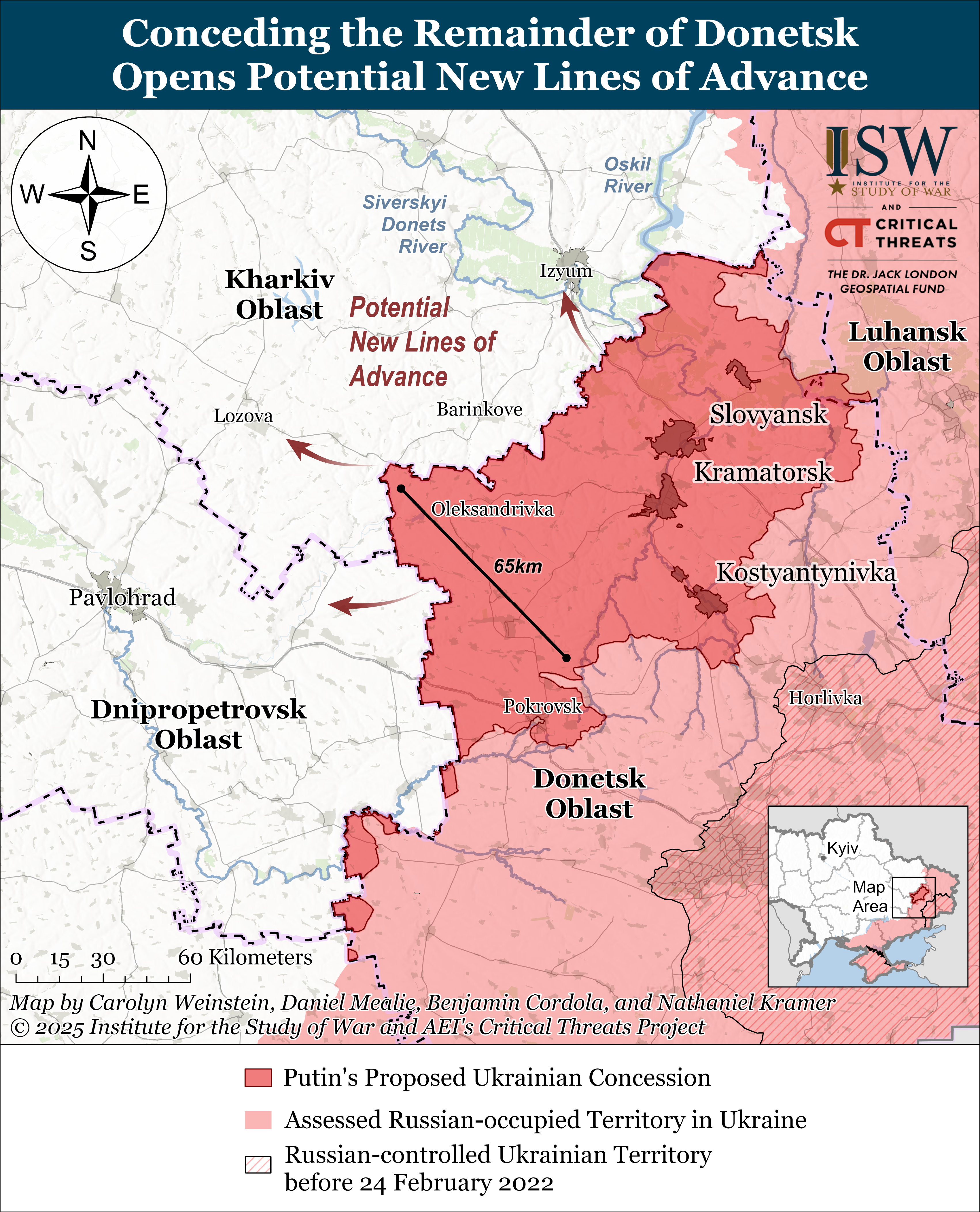 Conceding the Remainder of Donetsk Opens Potential New Lines of Advance ...