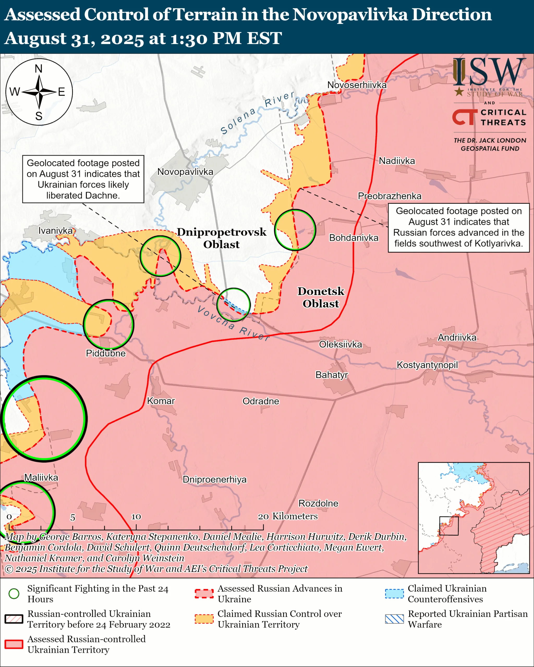 Russian Offensive Campaign Assessment, August 31, 2025 | ISW