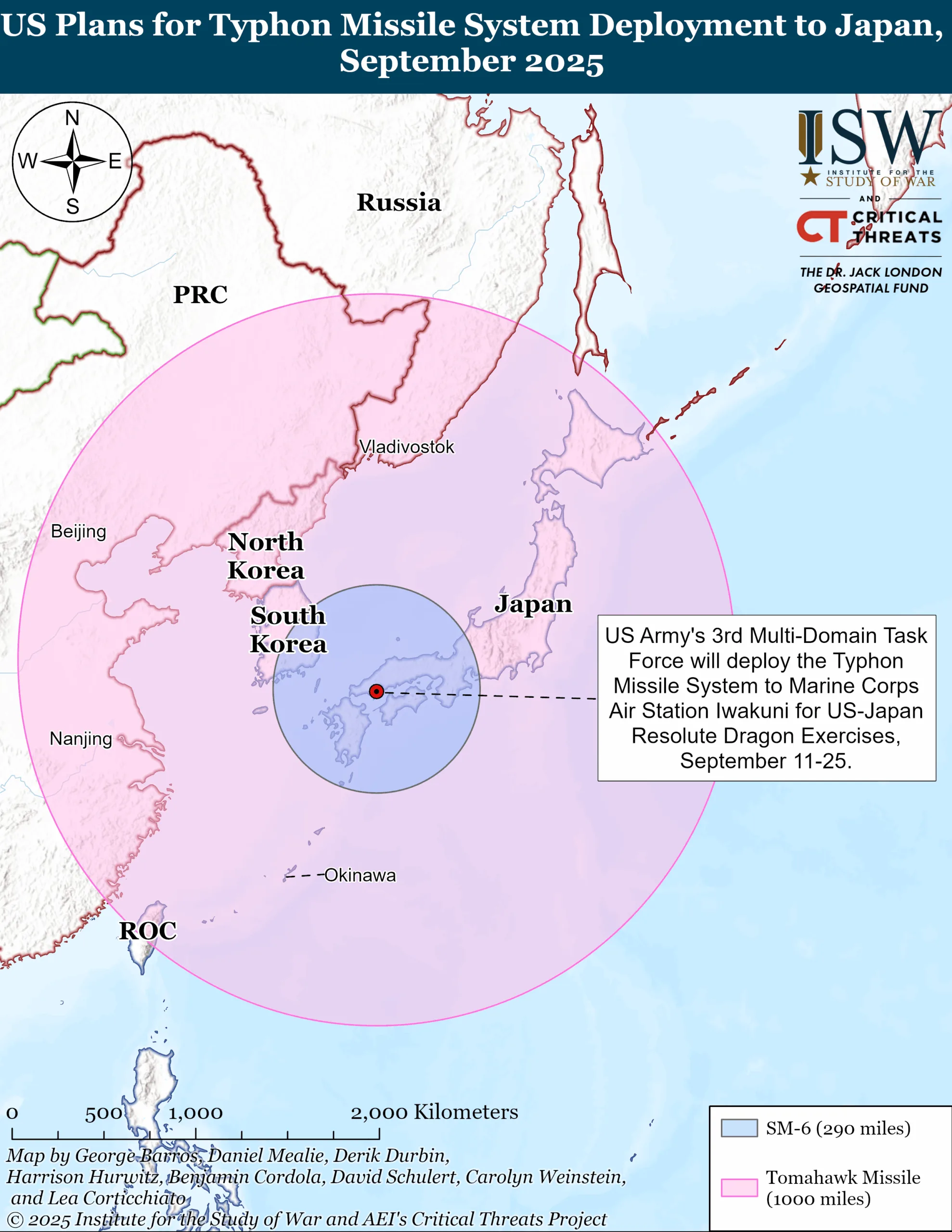 US Plans for Typhon Missile System Deployment to Japan | ISW