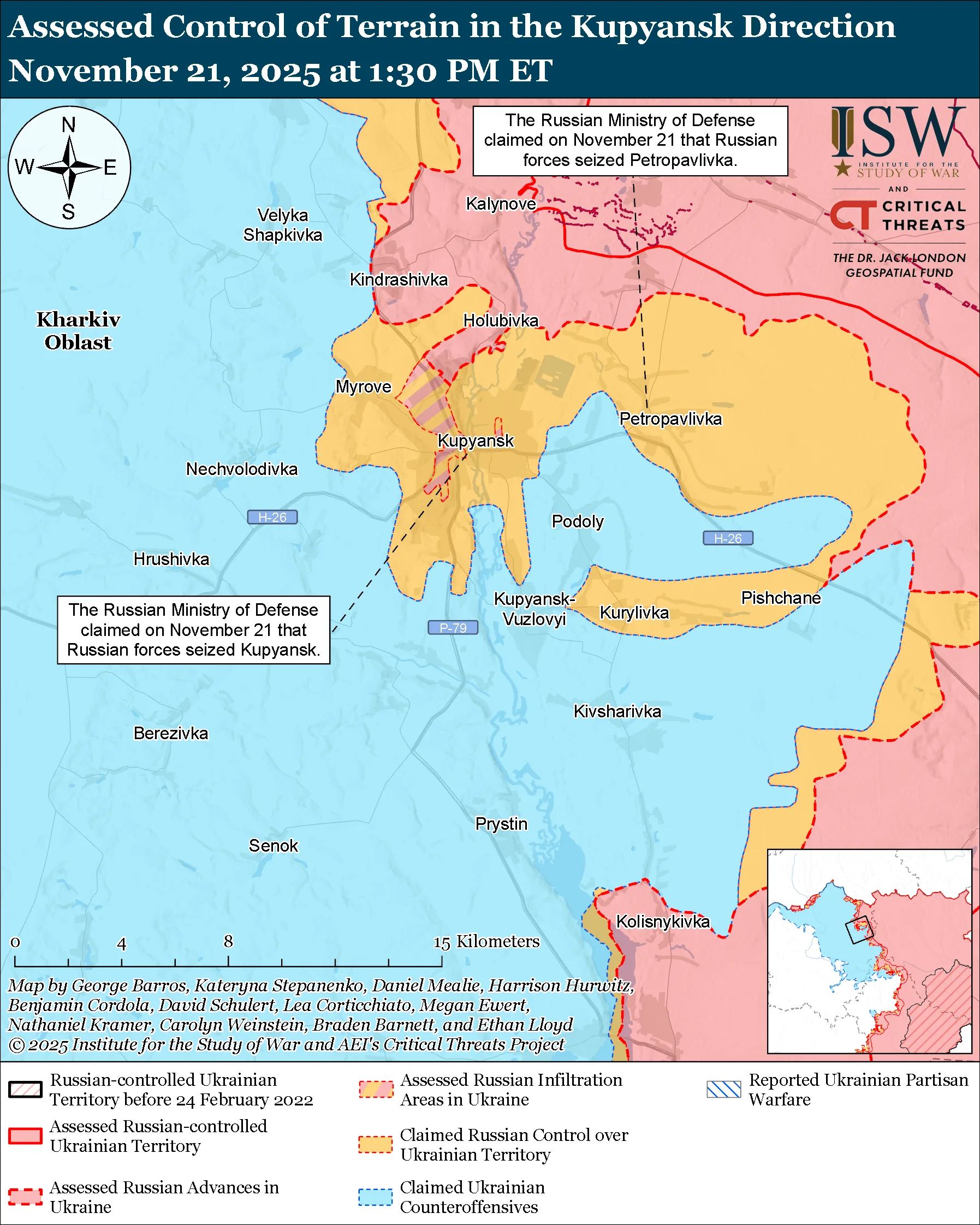 Russian Offensive Campaign Assessment, Nov. 21, 2025 | ISW