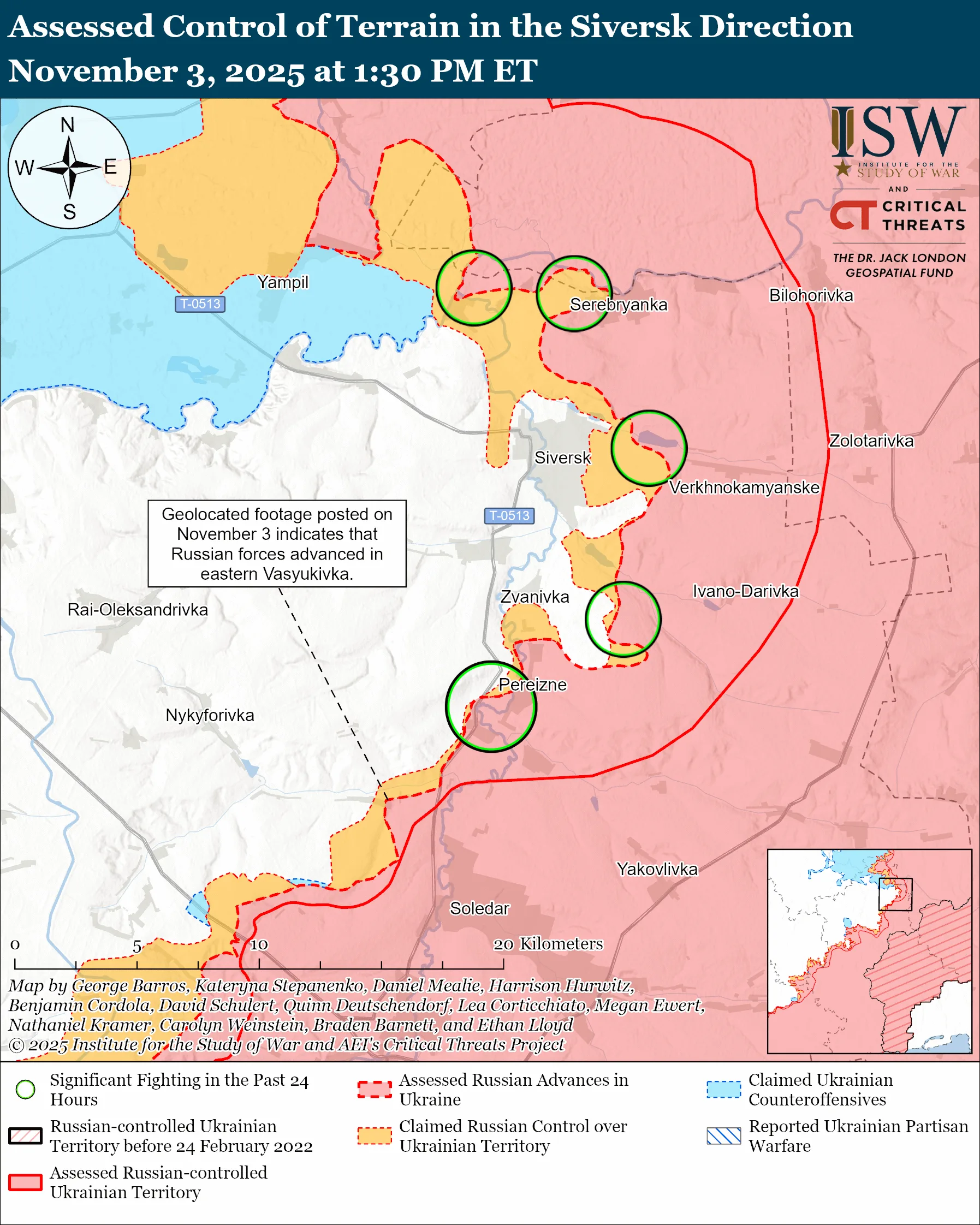 Russian Offensive Campaign Assessment, November 3, 2025