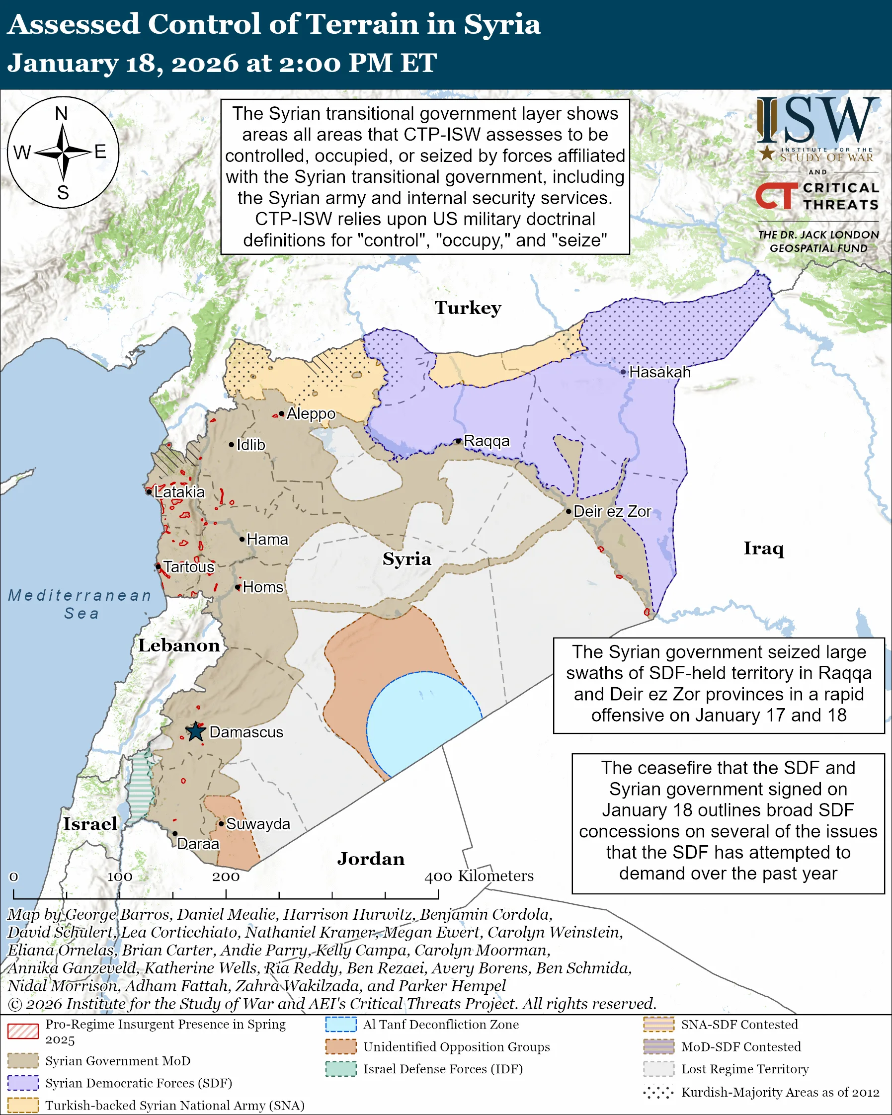 Syrian Government Offensive Forces SDF to Capitulate | ISW