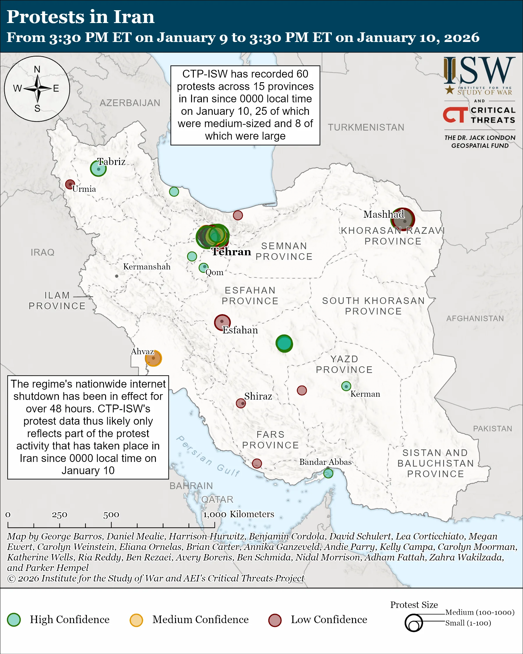 Iran Update, January 10, 2026 | ISW