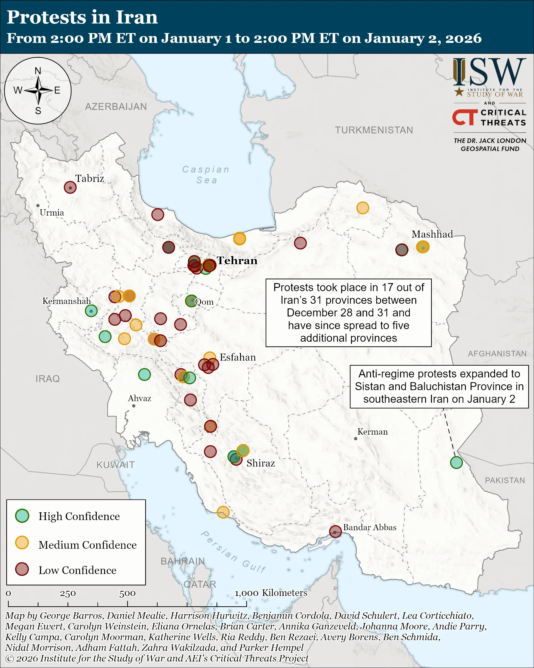 Iran Update, January 2, 2026 | ISW