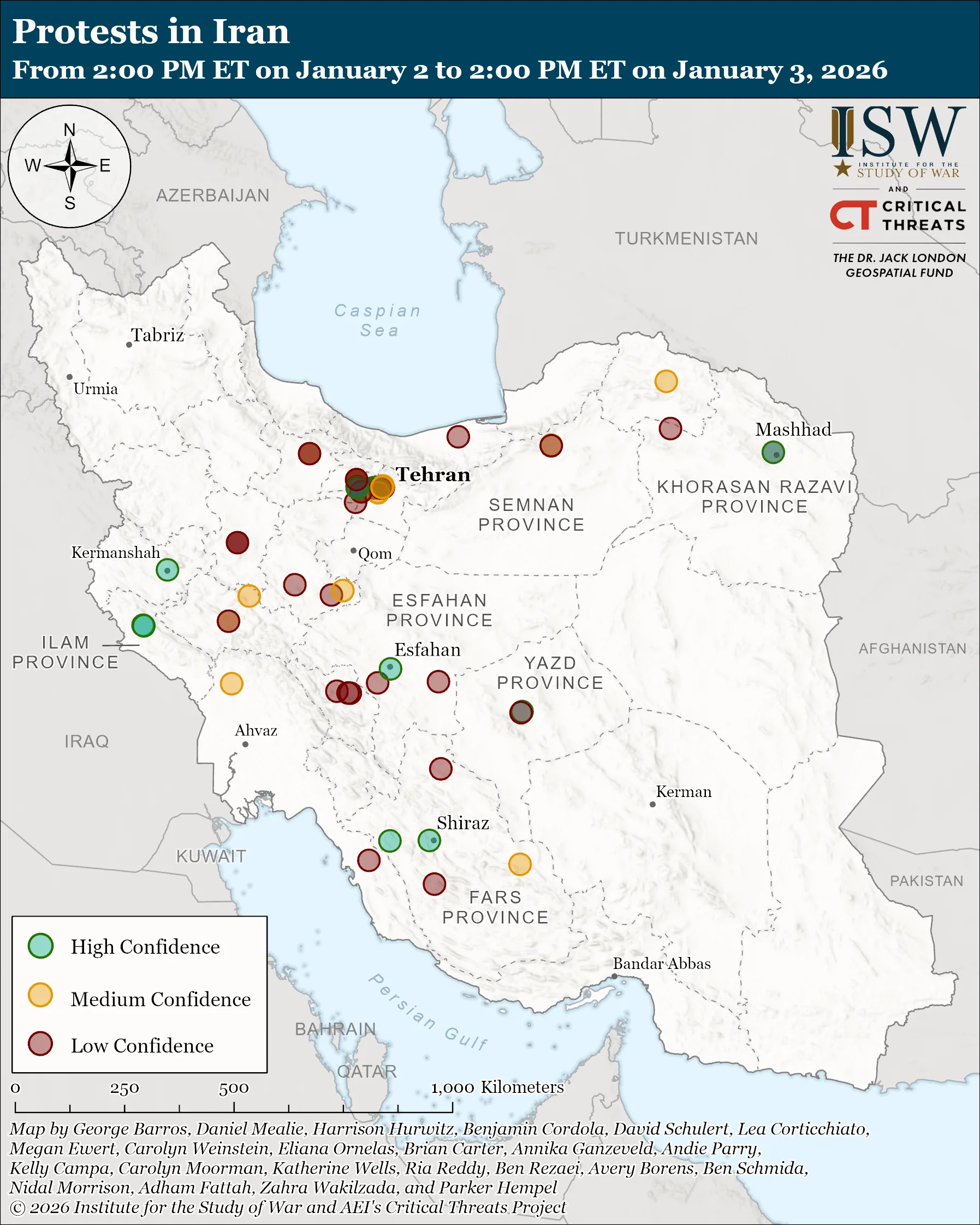 Iran Protests, January 3, 2026 | ISW