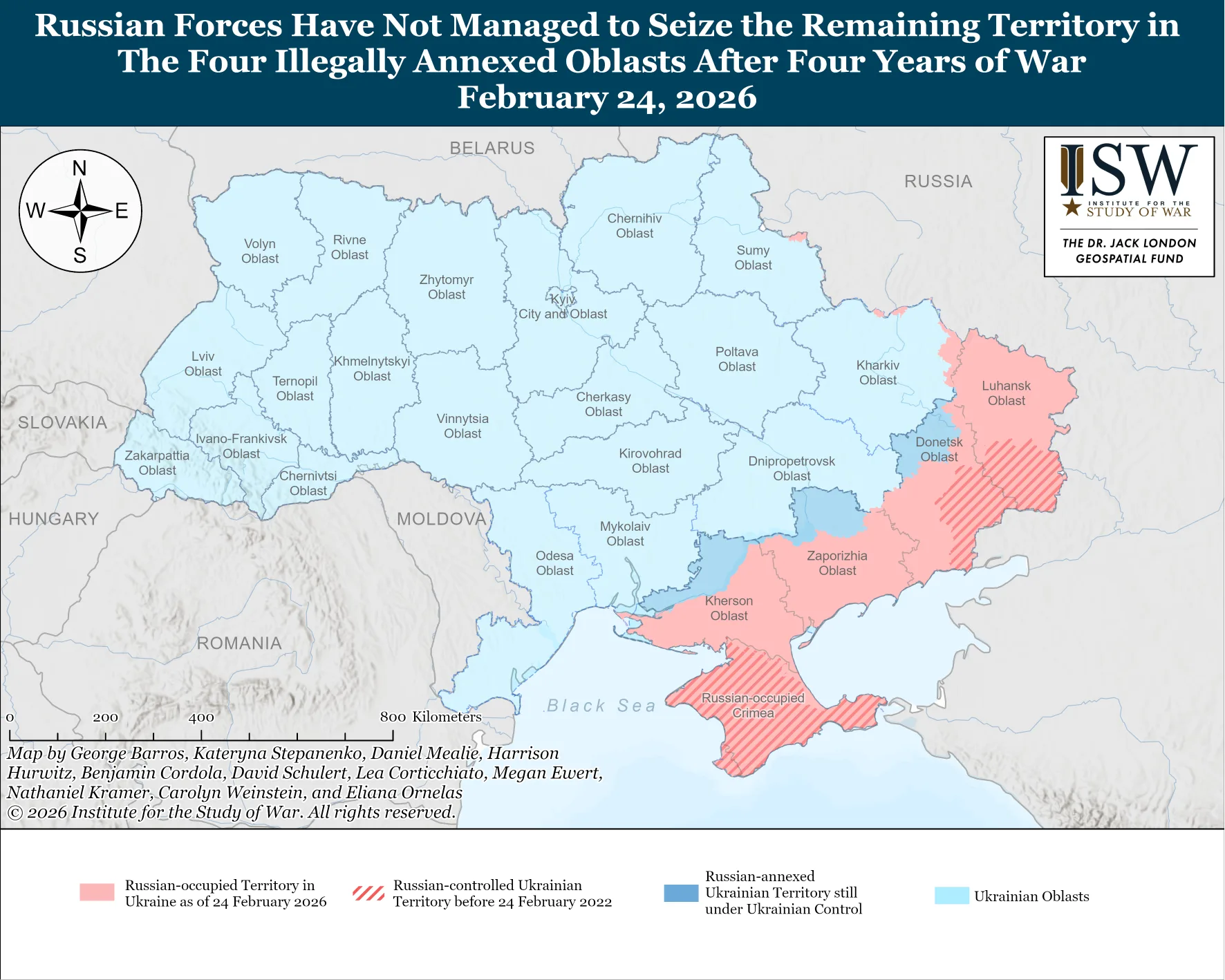 Russia Has Not Managed to Seize Oblasts Feb 24 26 | ISW