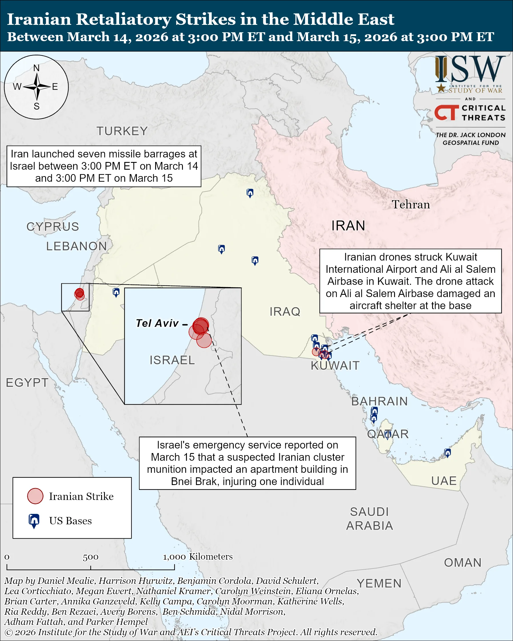 Iran Update Special Report, March 18, 2026 | ISW