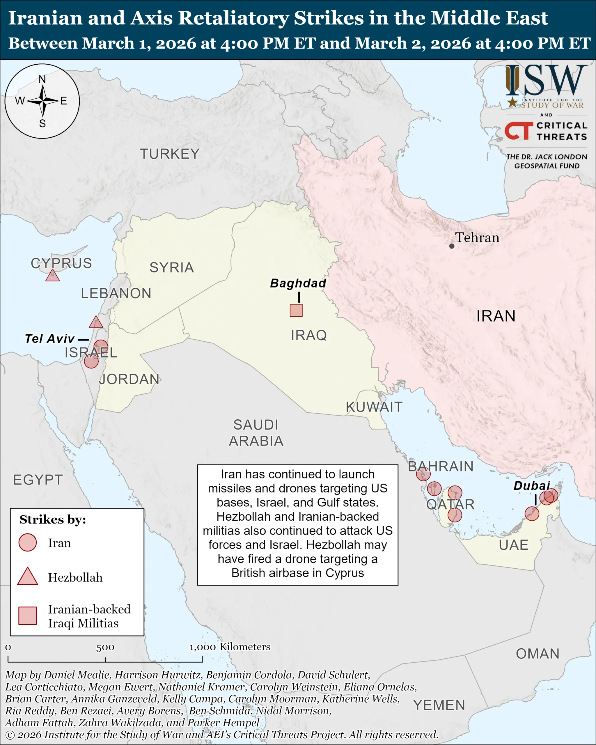 Iran Update Evening Special Report, March 2, 2026 | ISW