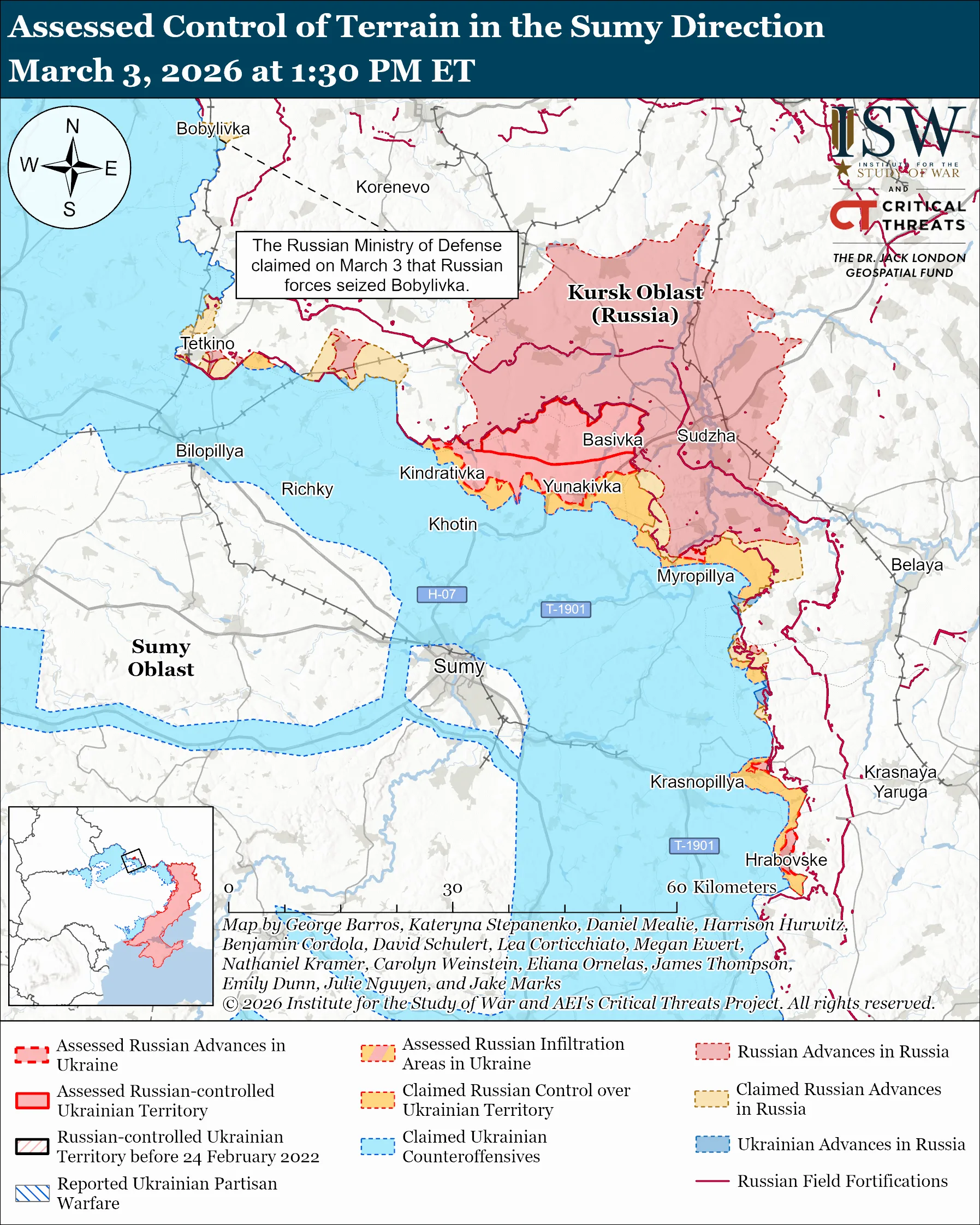 Russian Offensive Campaign Assessment, March 3, 2026 | ISW