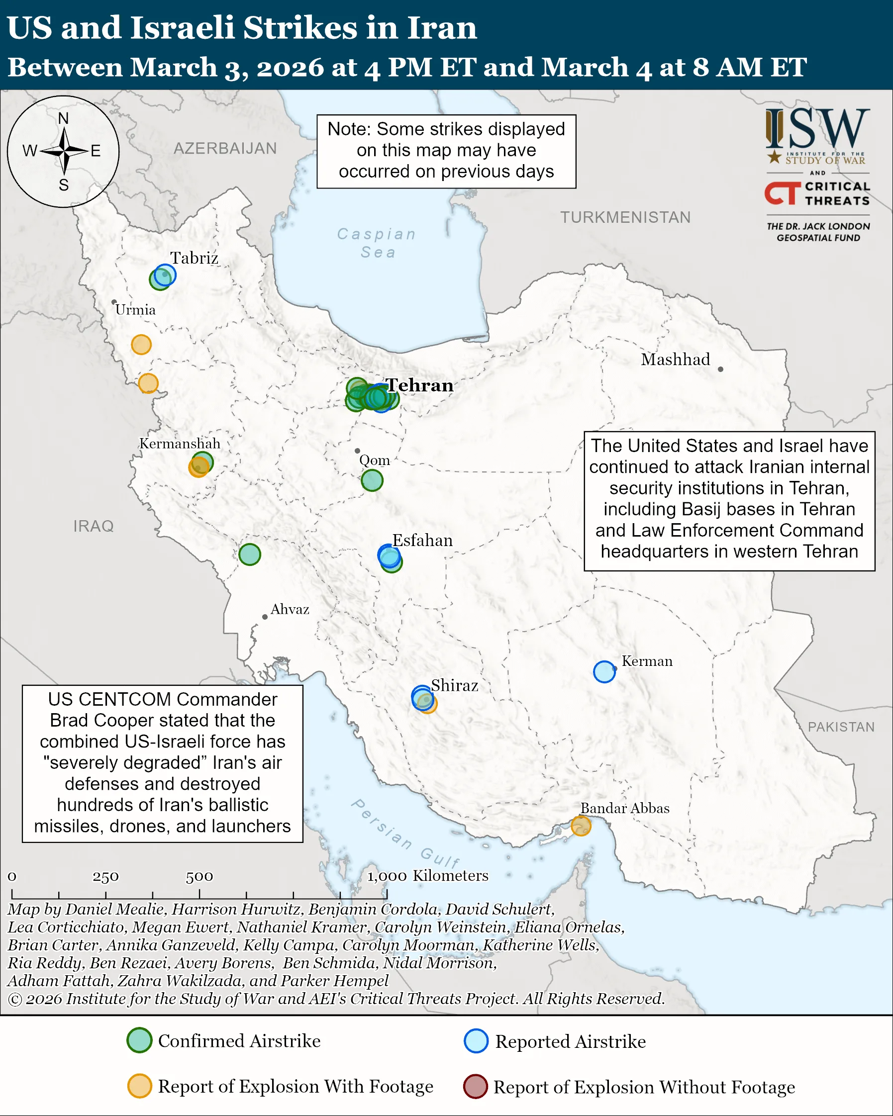 Iran Update Morning Special Report, March 4, 2026 | ISW