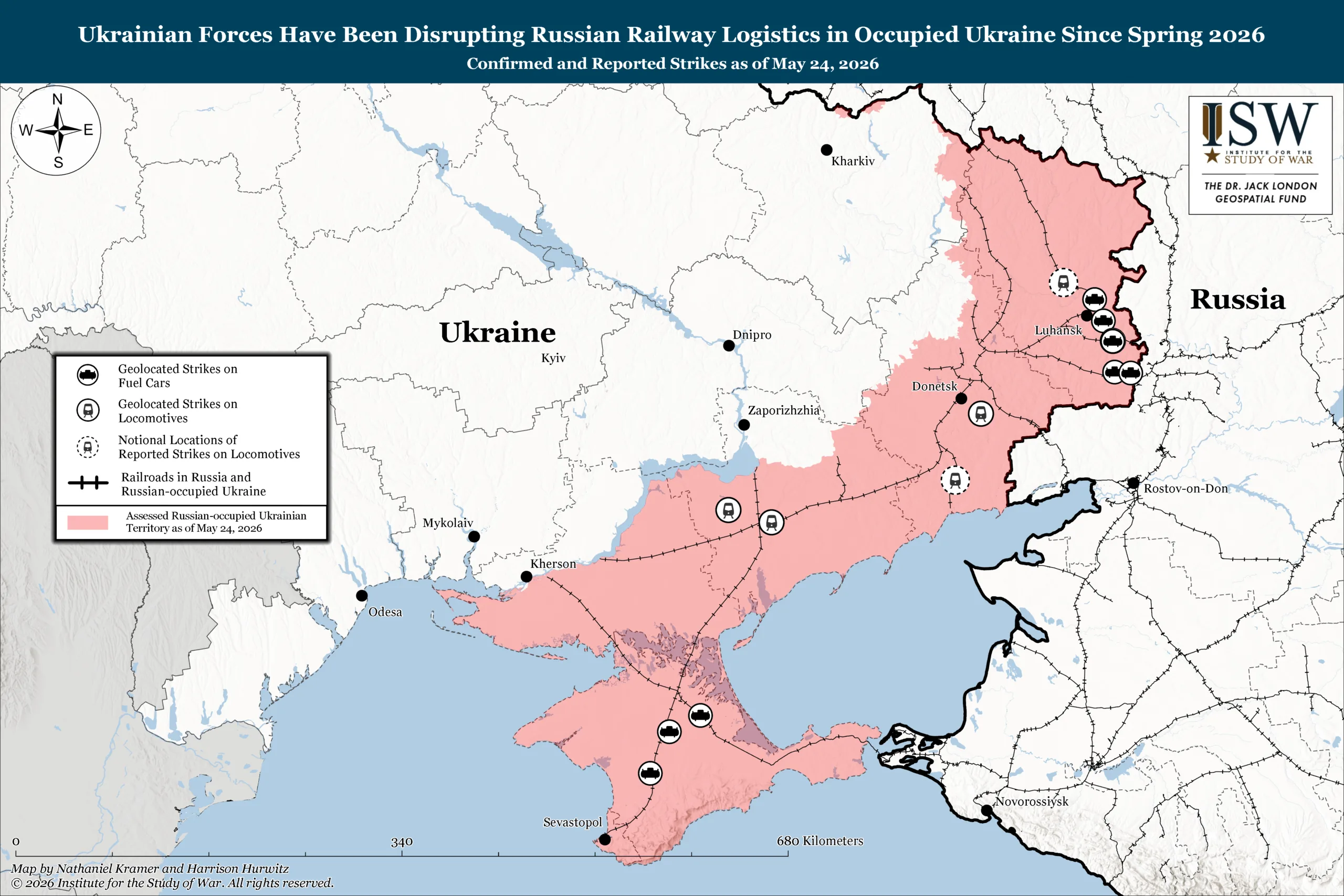 Ukraine's Strike Campaign Against Russian Rail Logistics | ISW